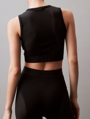 CK Sport Future Icon Mesh Cropped Tank Top | Calvin Klein® Canada