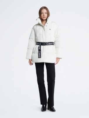 Belted Long Puffer Jacket | Calvin Klein Belted Long Puffer Jacket | Calvin Klein