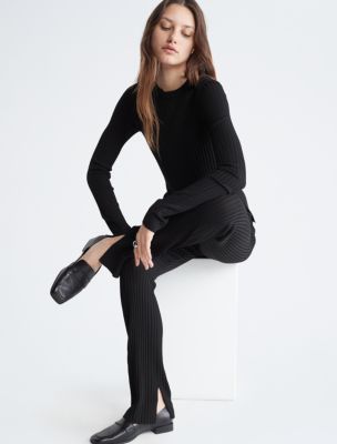 Sateen Sweater + Rib Pants | Calvin Klein® USA