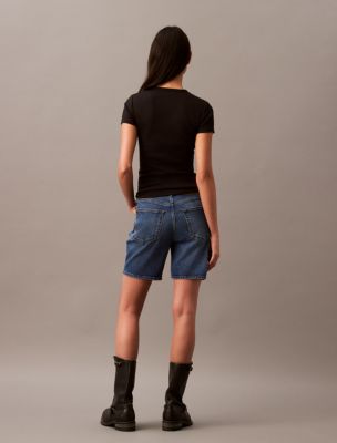 High Rise Mom Fit Shorts | Calvin Klein