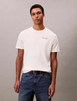Script Logo Classic Crewneck T-Shirt | Calvin Klein
