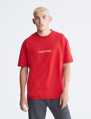 Relaxed Fit Standard Logo Crewneck T-Shirt | Calvin Klein