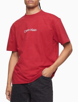Relaxed Fit Standard Logo Crewneck T-Shirt | Calvin Klein