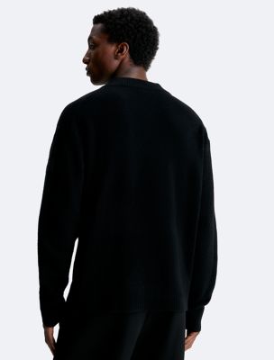 Acrylic Wool Blend V-Neck Sweater | Calvin Klein® USA