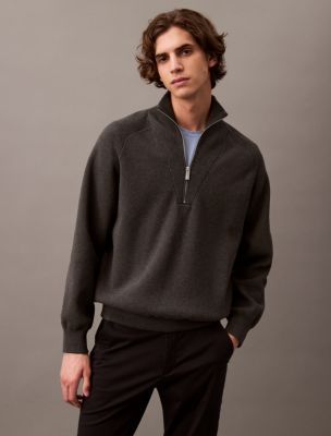 Tech Knit Quarter Zip Sweater | Calvin Klein