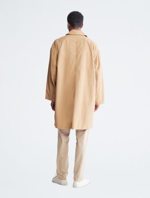 Oversized Nylon Hidden Placket Jacket | Calvin Klein® Canada