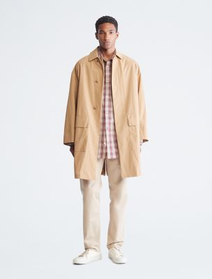 Oversized Nylon Hidden Placket Jacket | Calvin Klein
