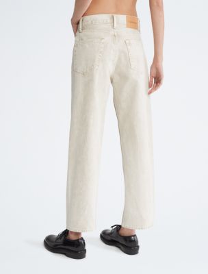 Standards Twisted Seam Marbled Unbleached Jeans | Calvin Klein® USA