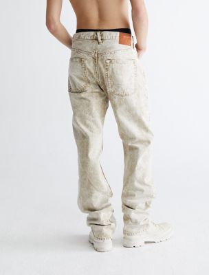 Standards Marble Dye Straight Leg Jeans | Calvin Klein