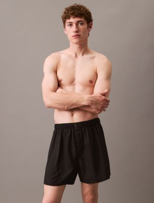 Shine Satin Jacquard Boxer | Calvin Klein
