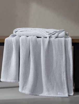 Honeycomb Cotton Blanket Calvin Klein